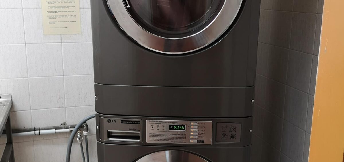 LG Machines Installation at Athens Student Campus - Fartex