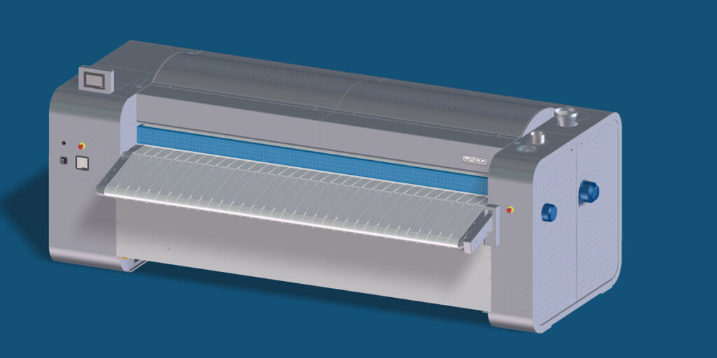 Installation of Ironer, Folding Machine and Washer Extractor in Laundry ...